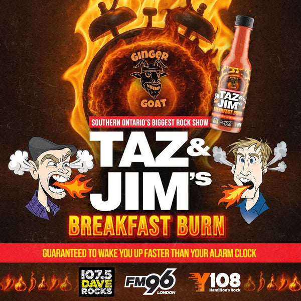 Taz & Jim’s Breakfast Burn | Bold Hot Sauce w/ Garlic & Ghost Pepper